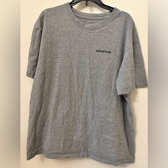Patagonia | Shirts | Mens Vintage Patagonia Basic Tee Back Logo Size L ...